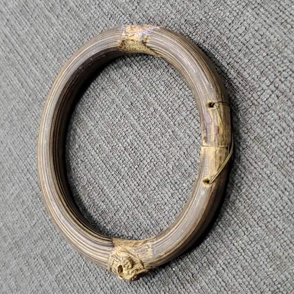 Jewelry | 5 Salevintage 70s Wood Bangle Bracelet 1867 | Poshmark